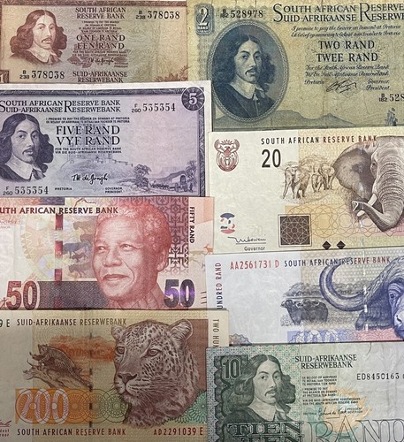 SOUTH AFRICAN RAND-POND-POUND BANKNOTES -CHOICE OF NOTE & STYLE - SOUTH ...