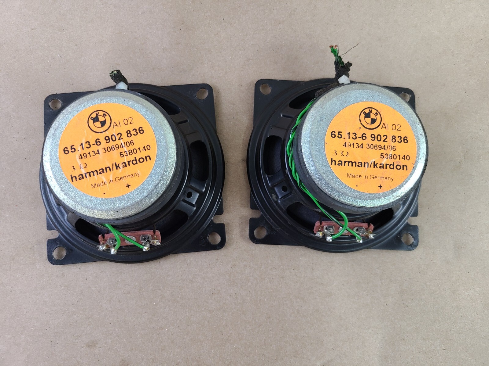 1996 - 2002 BMW Z3 ROADSTER REAR MID RANGE HK Harman Kardon SPEAKERS | eBay