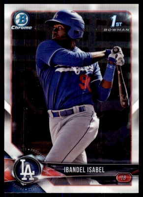 2018 Bowman 1st Chrome Ibandel Isabel Baseball Cards #BCP47 | eBay