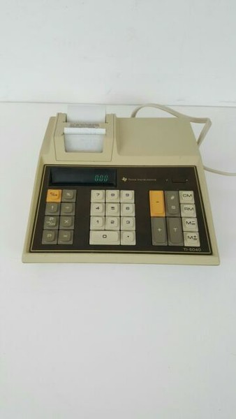 Texas Instruments Ti-5040 Electronic Adding Machine Calculator Vintage ...