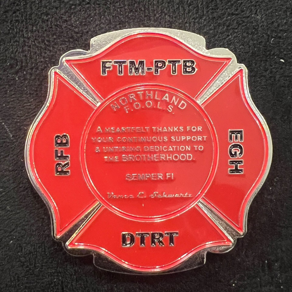 VES 3 FTM-PTB EGH DTRT RFV Northern FOOLS MA WI Challenge Coin | eBay