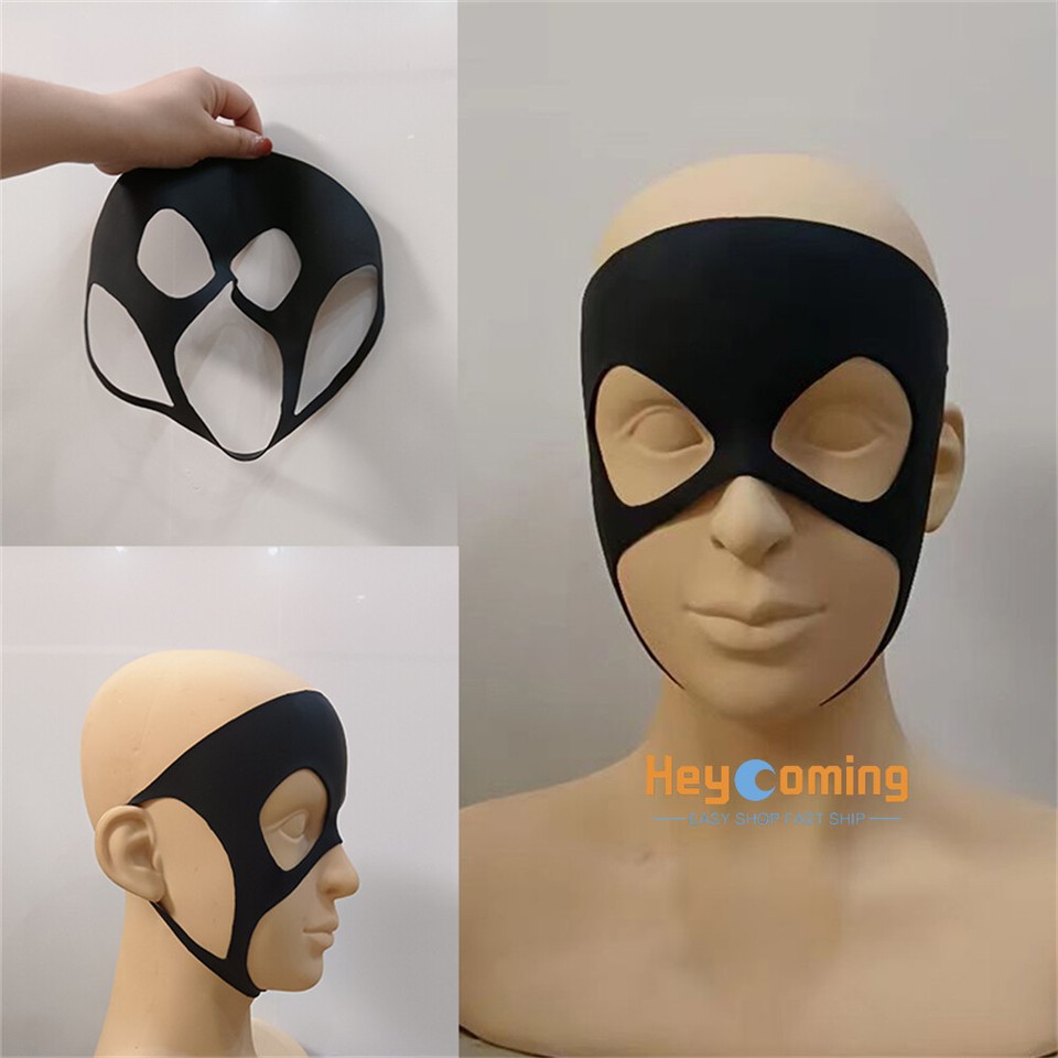 Halloween Black Spider Mask Movie Cosplay Madame Web Headgear Spider ...