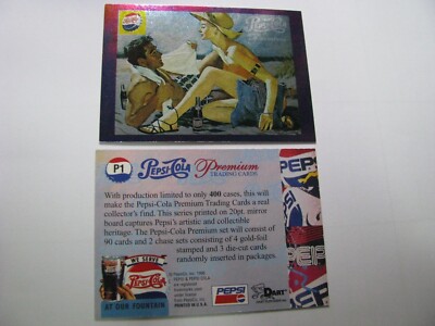 Pepsi Cola Premium Promo Trading Card P1 Dart Cards 1996 | eBay
