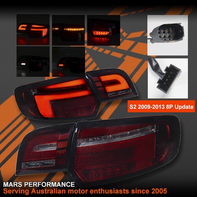 Red Full LED 3D Sequential Indicator Tail Lights for AUDI A3 S3 8P ...