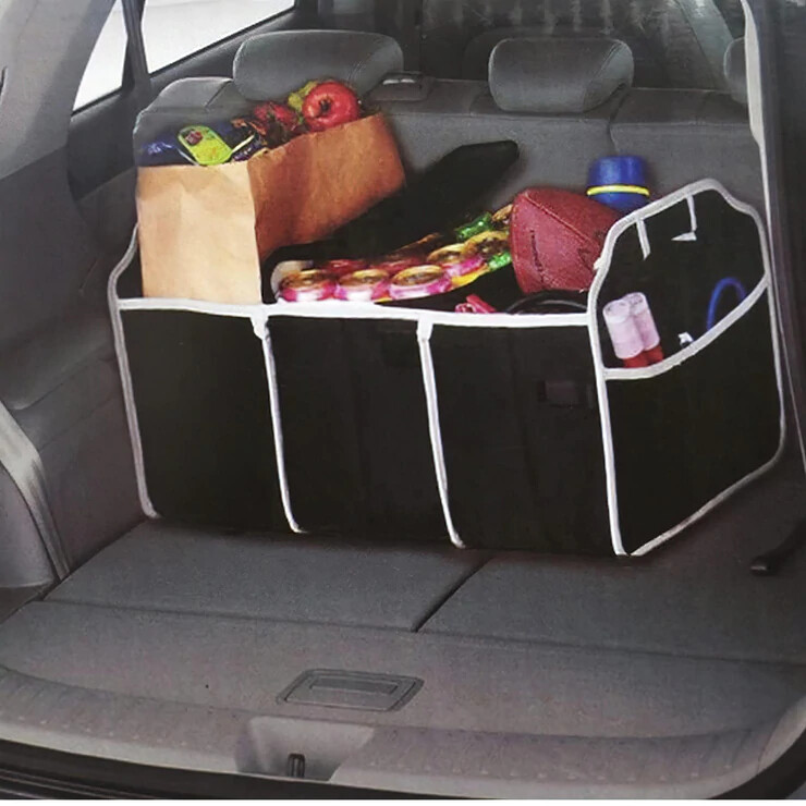 Car Boot Organiser & A Cooler Bag Foldable Shopping Tidy & Safe Storage ...