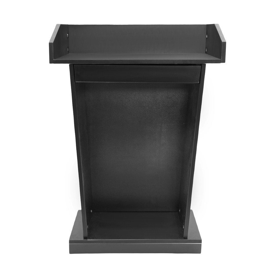 27.5in Presentation Stand Wooden Lectern Podium Pulpit Church ...