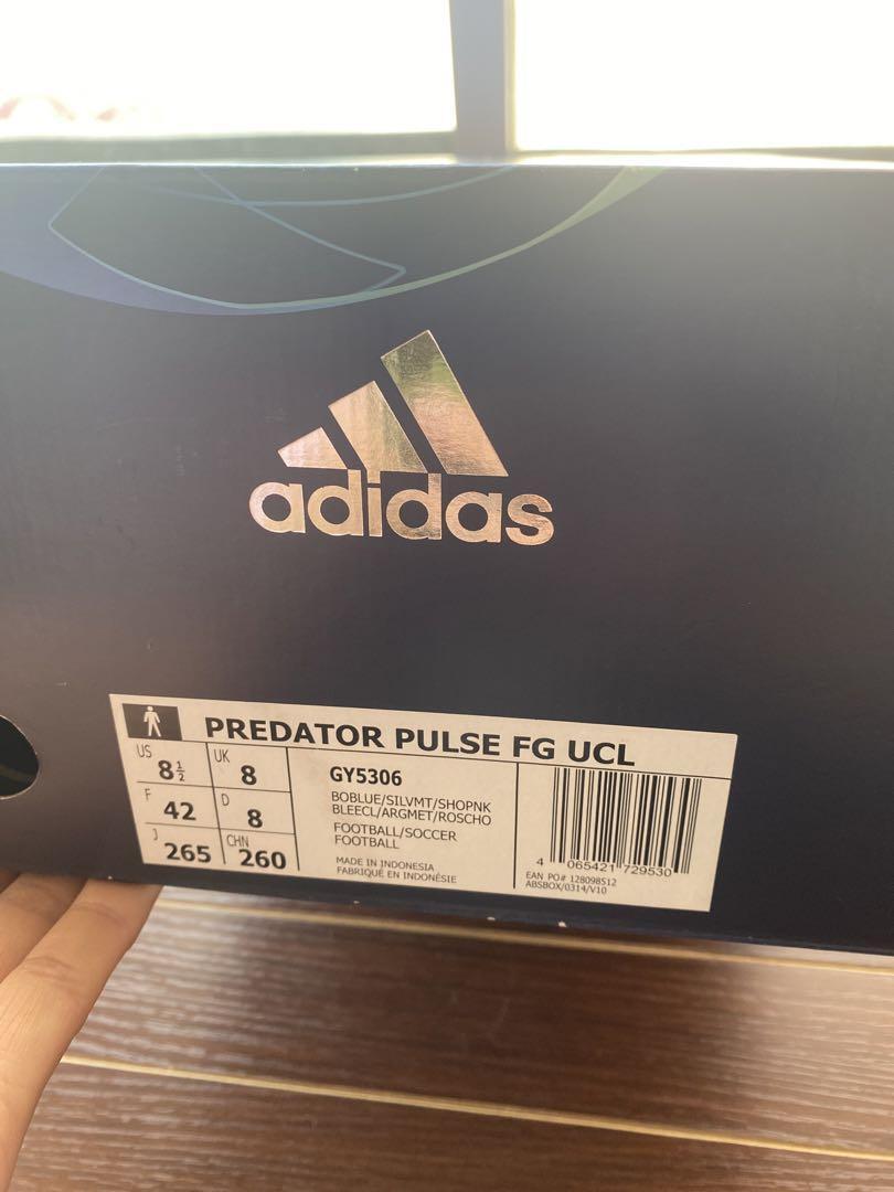 Adidas Predator Pulse FG UCL Limited Model GY5306 US 8.5 Football ...