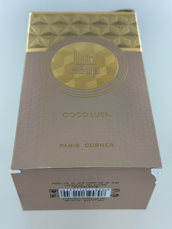 Paris Corner Minya Coco Lush Eau de Parfum EDP for Unisex 3.4oz- New ...