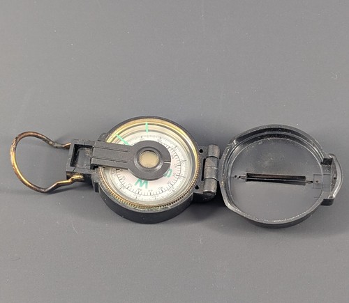 Vintage Precise Pathfinder Liquid Filled Pocket Compass JAPAN Metal ...