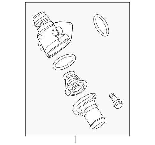 Genuine Ford Thermostat Housing BL3Z-8A586-F | eBay