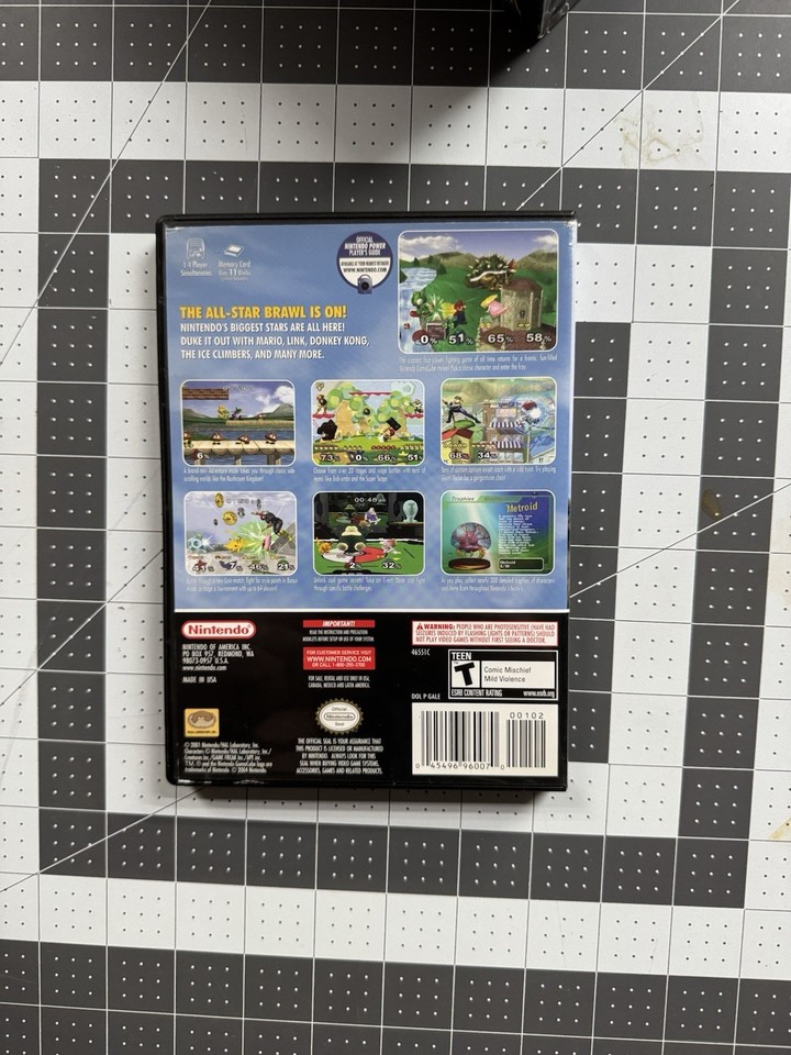 Super Smash Bros Melee (Nintendo GameCube, 2001) 45496960070| eBay