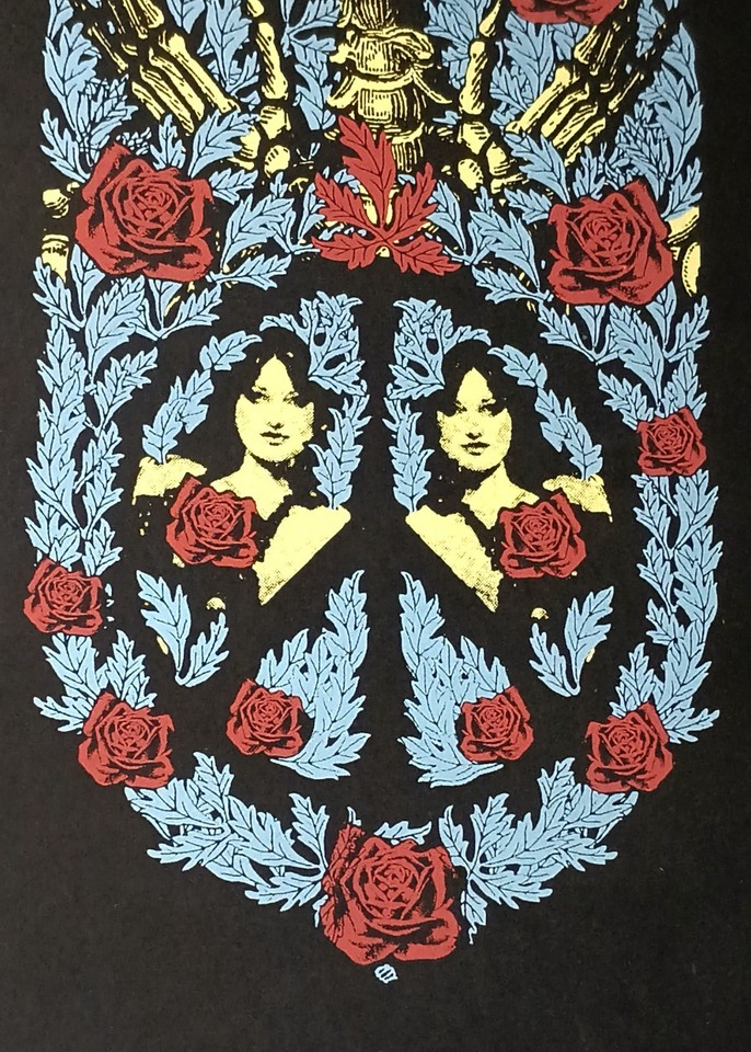 Grateful Dead-Donna Jean Godchaux Ltd Ed Peace Bomb Silkscreen - #19/ ...