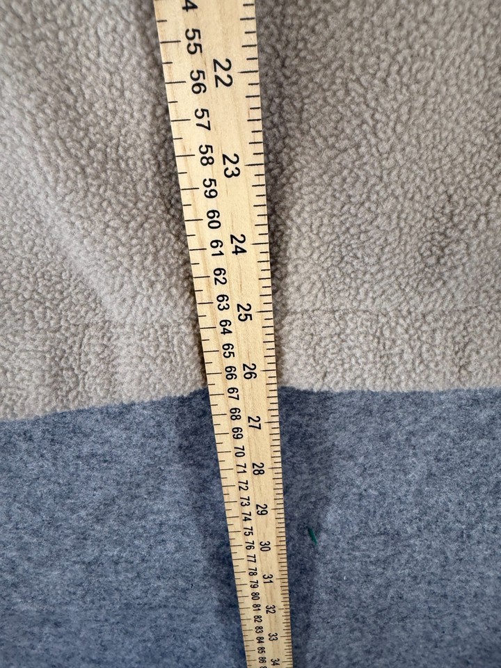 Gap Fleece Jacket Mens S Beige Half-Zip Pullover Long Sleeve Stand-Up ...
