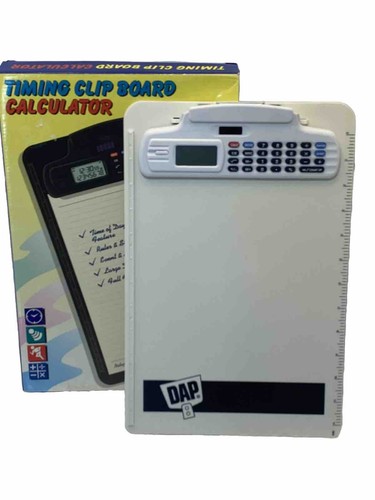 NEW Timing Clip Board Calculator DAP Emblem | eBay Australia