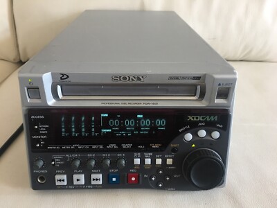 SONY PDW-1500 Professionell XDCAM Recorder / Player mit SDI - 1 JAHR ...