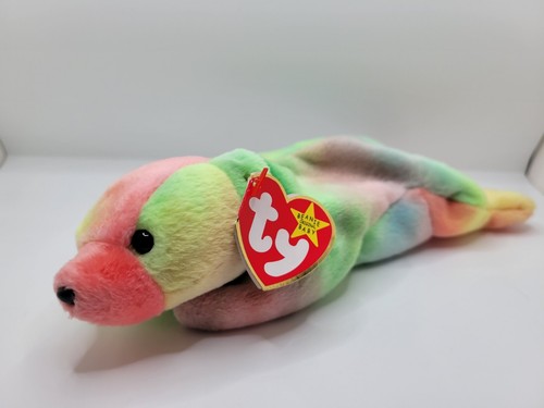 1998 Vintage TY Beanie Baby Sammy the Tie Dye Bear-DOB 6-23-1998 ...