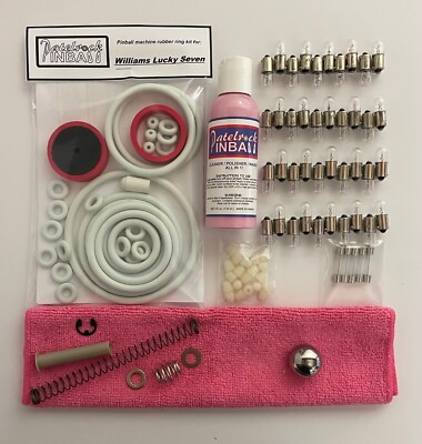 1978 Williams Lucky Seven Pinball Machine Maintenance Tune Up Kit | eBay