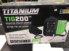Titanium TI-TIG200 TIG 200 Professional AC/DC TIG Welder With 120/240v ...