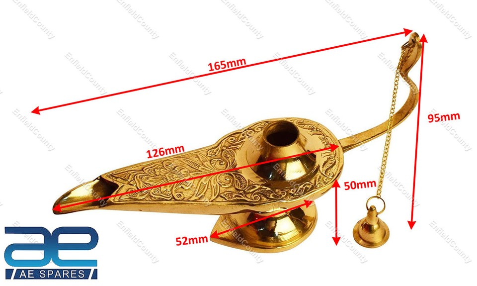 Oil Lamp Nautical Chirag Incense Burner Vintage Decorative Handcrafted ...
