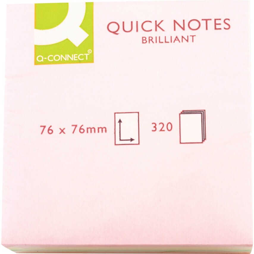 Q-Connect Q Connect 75X75MM Quick Notes Cube Neon | eBay