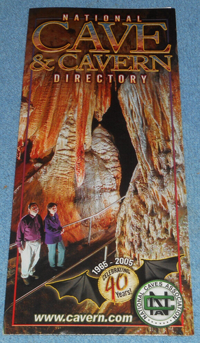 2005 National Caves Association Cave & Cavern Directory List US Map ...