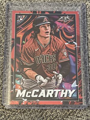 2022 Topps Fire Flame Red Jake McCarthy #30 Diamondbacks RC Rookie | eBay