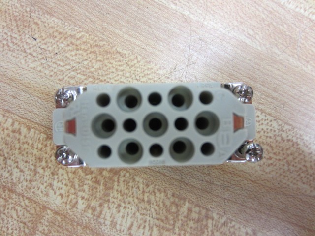 HARTING Han-15d-bu-c 15 Pin Female Connector HAN15DBUC 10 a 250 V for ...