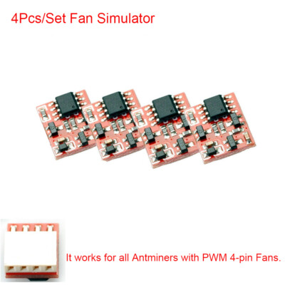 4-pk 4 Pin PWM Variable Frequency Fan Simulator Emulator fit All ...
