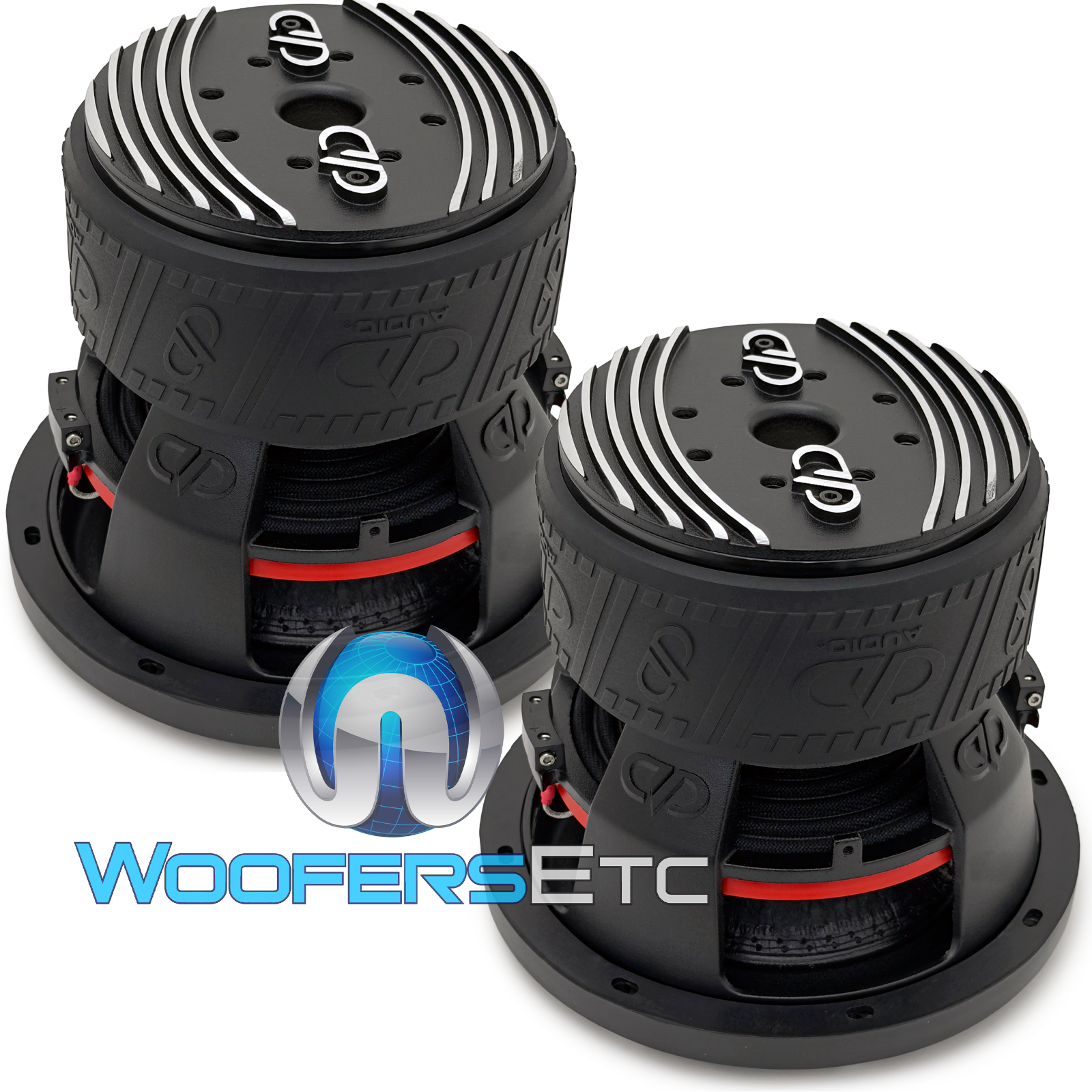 2 DD AUDIO 608F-D4 8" 3000W DUAL 4-OHM SUPER TUNED SUBWOOFERS BASS ...