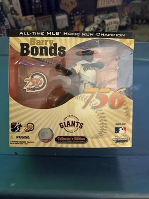 McFarlane Barry Bonds 756 All-Time MLB Home Run Champion Collector's ...