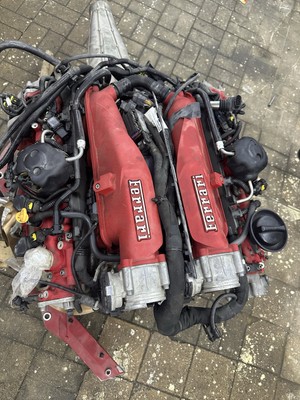 Ferrari F154 3.9L Twin-Turbo V8 Engine – OEM Genuine Ferrari 488 / F8 ...