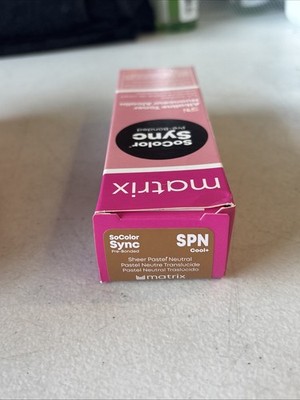 Matrix SoColor Sync Pre-Bonded Demi-Permanent Color SPN | eBay