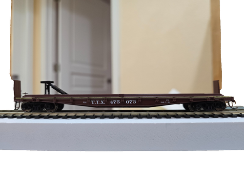 HO Scale Rapido Trains TTX 50-Foot TOFC Early Red Scheme Flatcar ...