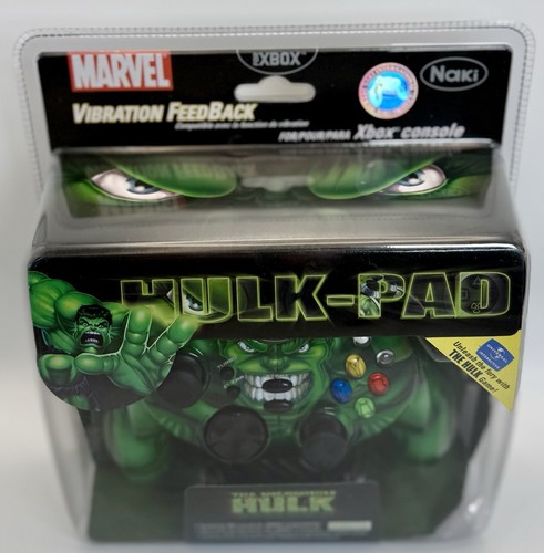 RARE & SEALED! 2003 Naki Marvel HULK-PAD Controller (WIRED) Microsoft ...