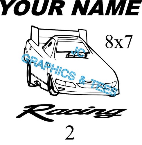 Drag Racing Window Decal, Funny Car Sticker, Top Fuel Graphic | eBay UK