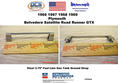 1966 1969 Satellite Road Runner Fuel Tank Steel Ground Strap 2258862 ...