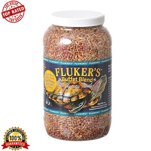 Aquatic Turtle Food Fortified Pellets Freeze Dried Shrimp Mealworms 4 ...