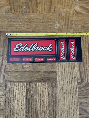 Edelbrock Auto Decal Sticker | eBay