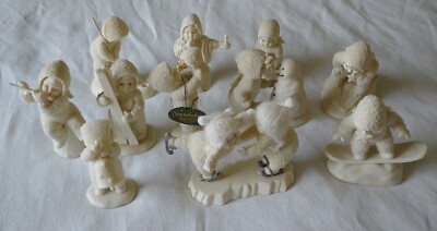 Department Dept 56 Miniature Snowbabies Winter Figurines Christmas Lot ...