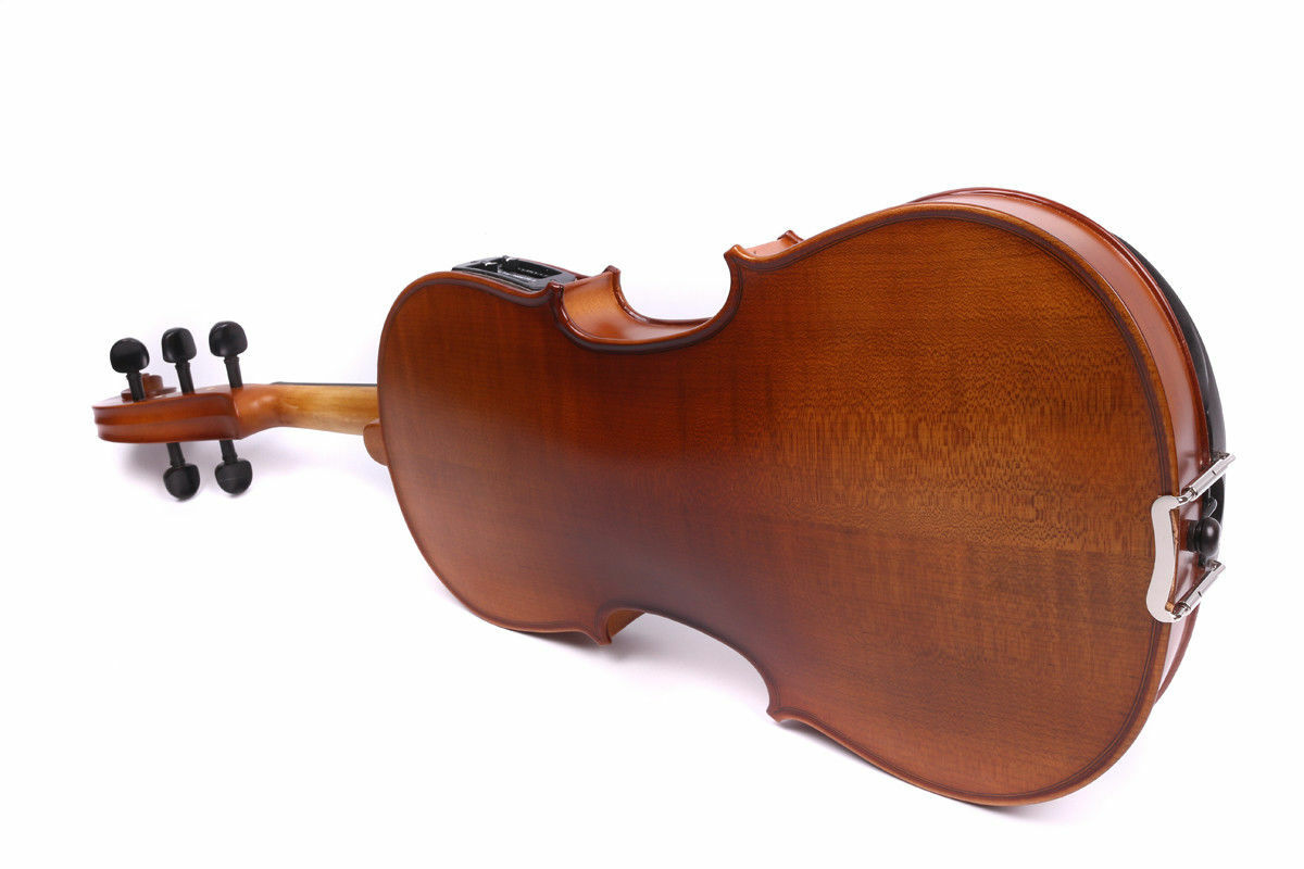 15inch 5string Electric Viola Acoustic Hand made Free Case Bow Solid ...