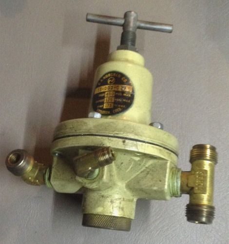 NORGREN 11-002-037 AIR PRESSURE REGULATOR 400PSIG IN, 125PSIG OUT, 175 ...