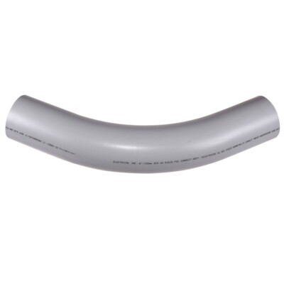 Kraloy 078563 40STD6045 45° Standard Radius Plain End 6'' PVC Conduit ...