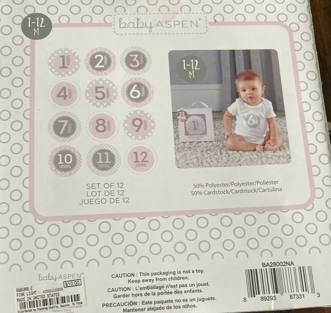 12 Month Babay Age Stickers . | eBay