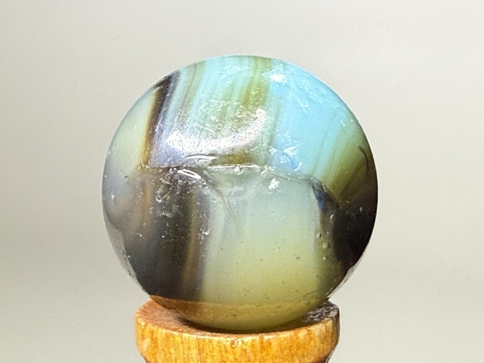 Marble King Blended Green Hornet Rainbow Marble With Blue .61” NM(-) | eBay