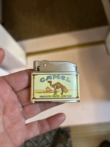 Vintage Camel Firebird Japan Sparks Low Tar Old Cigarette Lighter ...