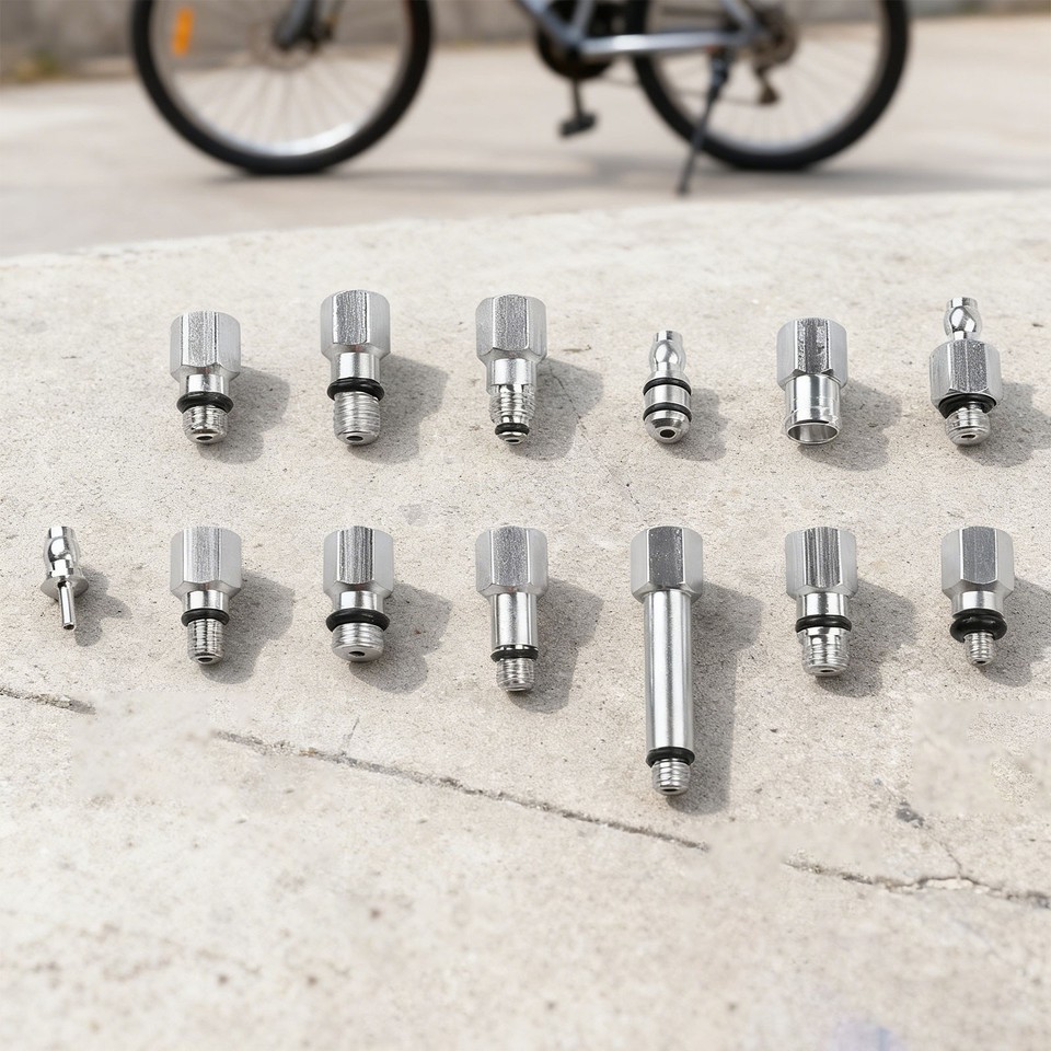 Bike Hydraulic Tools 13 Pieces Brake Bleed Kit Color Silver Bike Repair ...