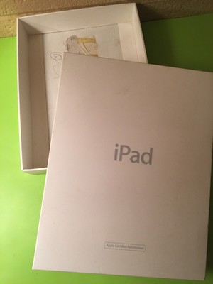iPad box - empty cardboard container, about 8” x 10” x 1.75” Apple ...