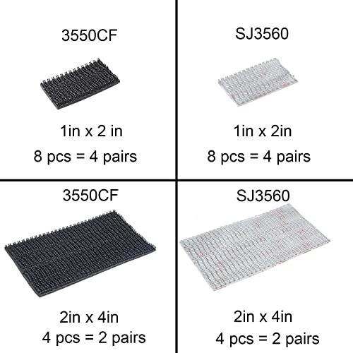 Dual Lock Fastener 1in X 2in 8pcs Reclosable Interlocking Tape Heavy ...