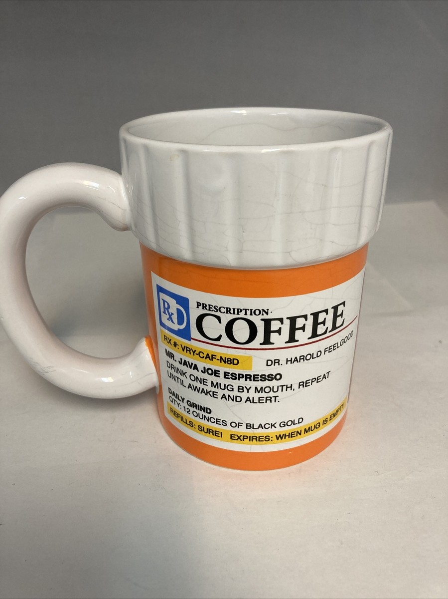 Prescription Bottle Coffee Cups Paladone XL Prescription Unique Coffee