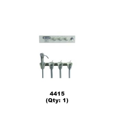 DCI Dental Panel Mount Automatic Control Flush Unit for 3 Handpieces ...